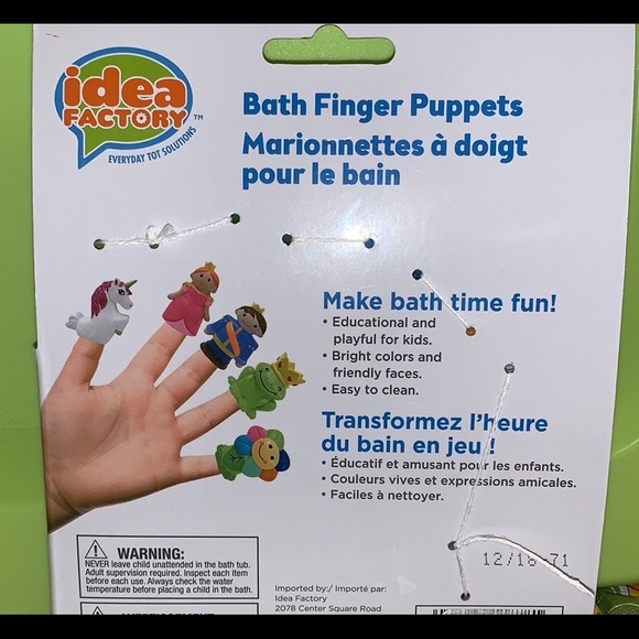 Other | Clown Frame And Bath Finger Puppets | Poshmark